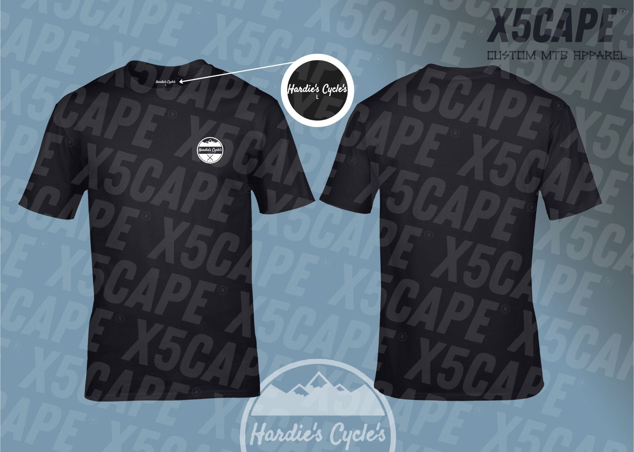 Hardie's Cycle's Custom T-shirts – x5Cape