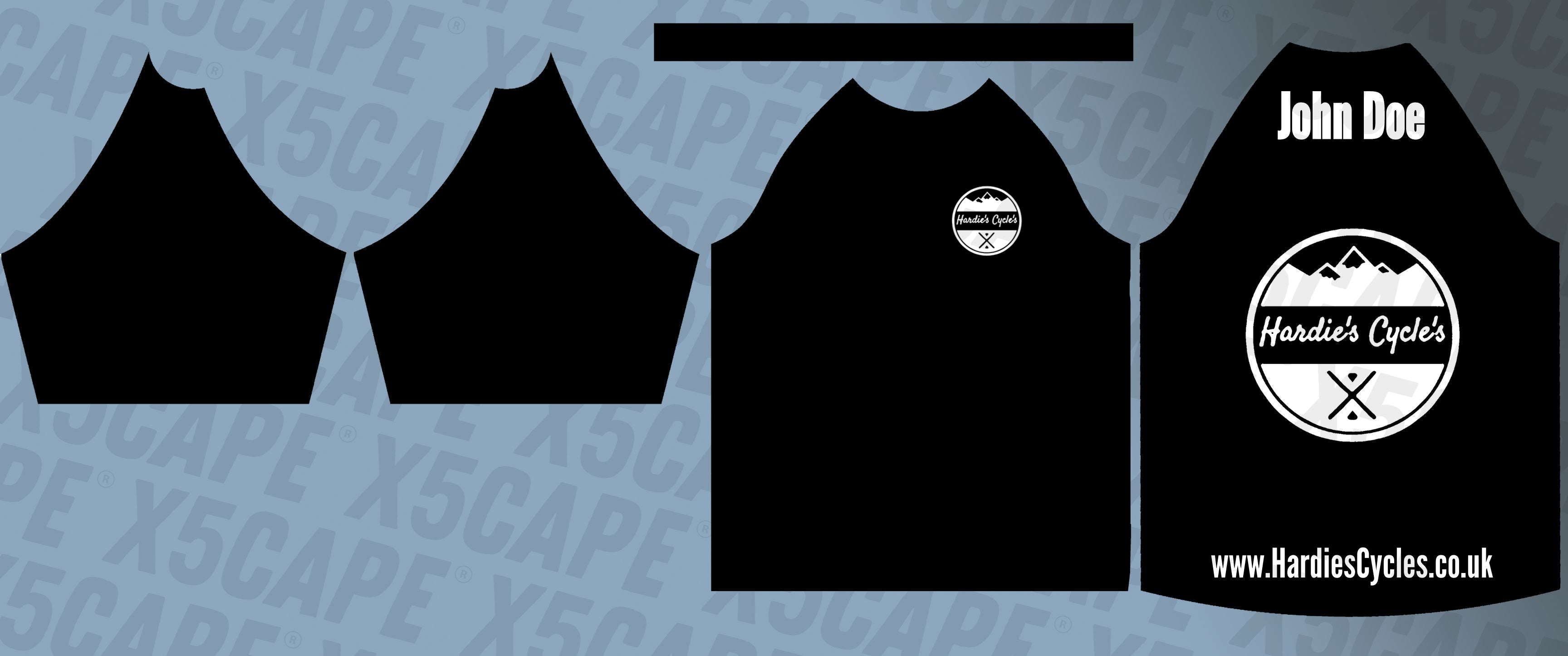 Hardie's Cycle's Custom Shortsleeve Jerseys – x5Cape